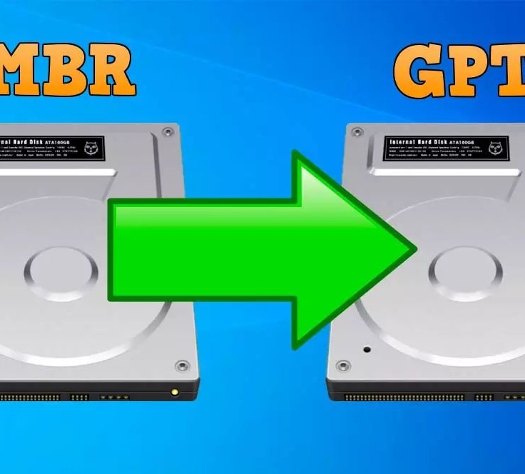 Как SSD или HDD конвертировать из MBR в GPT